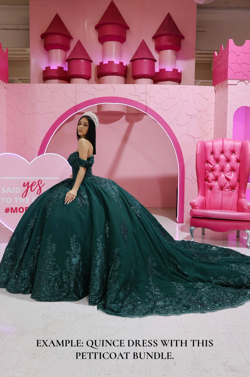 Quince Queen Bundle | Aro & Tulle + Full Tulle + XX Full Tulle Pettico ...